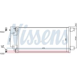 NISSENS Kondensator, Klimaanlage 940701 f&uuml;r JEEP