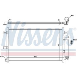NISSENS Kondensator, Klimaanlage 94949 f&uuml;r MAZDA