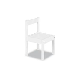 Pinolino Kinderstuhl, Wei&szlig;, Holz, Masson-Kiefer, 28x51x26 cm, Kinder- & Jugendzimmer, Kinderm&ouml;bel, Kindersitzm&ouml;bel & -tische, Kinderst&uuml;hle