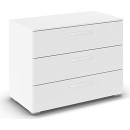 Schubkastenkommode OTTO HOME "Kommode Sideboard Schubladenkommode Schlafzimmerkommode OTELI", alpinwei&szlig;, B:80cm H:61cm T:42cm, Holzwerkstoff, Sideboards, mit 3 ger&auml;umigen Schubladen f&uuml;r viel Stauraum MADE IN GERMANY