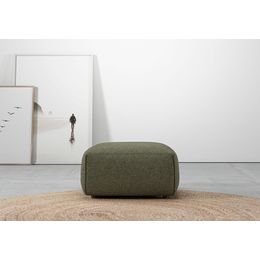 Hocker Home Affaire "Glimminge auch in Breitcord, Feincord und Easy care-Bezug", gr&uuml;n, H:71cm T:80cm, 96% Polyester, 4% Polyacryl, Hocker, Hocker, passend zur Serie "Glimminge"