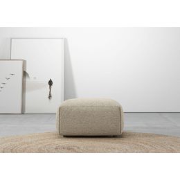 Hocker Home Affaire "Glimminge auch in Breitcord, Feincord und Easy care-Bezug", beige (sand), H:71cm T:80cm, 96% Polyester, 4% Polyacryl, Hocker, Hocker, passend zur Serie "Glimminge"