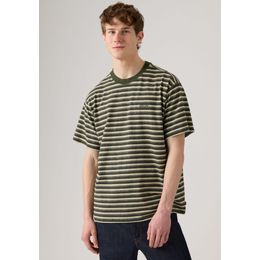 Levi's T-Shirt LEVI'S "RED TAB VINTAGE TEE", Jungen, Gr. XL, whitaker stripe duff, Jersey, Obermaterial: 100% Baumwolle, Rundhals, Shirts T-Shirt