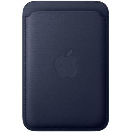 Apple Smartphone-H&uuml;lle "iPhone Feingewebe Wallet mit MagSafe", blau (navy), Smartphones, H&uuml;llen