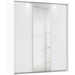 Kleiderschrank OTTO HOME "Mehrzweckschrank Aktenschrank M&ouml;bel Mietswohnung Schlafzimmer CORTONA", wei&szlig; (alpinwei&szlig;), B:211cm H:233cm T:64cm, Holzwerkstoff, Schr&auml;nke, Kleiderschrank, inkl. Passepartout und Zubeh&ouml;r, optionale Beleuchtung MADE IN GERMANY