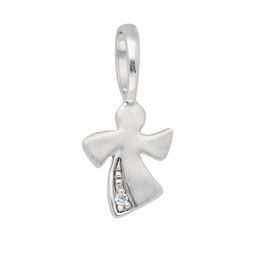 Adelia&acute;s Kettenanh&auml;nger ADELIA&acute;S "Engelanh&auml;nger 925 Silber mit Zirkonia", silber, Schmuckanh&auml;nger, Damen, mit Zirkonia, Silber 925 (Sterlingsilber), Kettenanh&auml;nger, Silberanh&auml;nger Engel