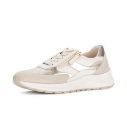 Sneaker Gabor "Sneaker low", Damen, Gr. 35, beige, Schuhe Sneaker