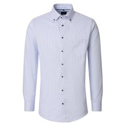Venti Herren Businesshemd "Venti Businesshemd Langarm Print"hellblau, Gr. 41, bedruckt, 100% Baumwolle, Hemden