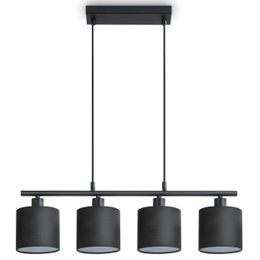 Paco Home Pendelleuchte "ANIKA", schwarz (schwarz, wei&szlig;), 4, Leuchten, Pendelleuchte
