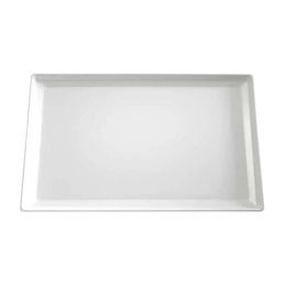 Tablett APS, wei&szlig;, B:32,5cm H:3cm L:53cm, Melamin, Tabletts