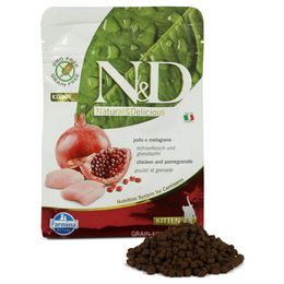 Farmina N&D Huhn & Granatapfel Kitten Katzen-Trockenfutter getreidefrei 1,5kg