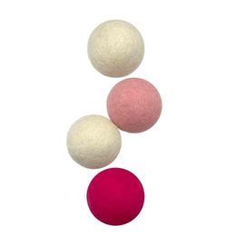 Aum&uuml;ller Katzenspielzeug Wollfilzkugeln 4er Set