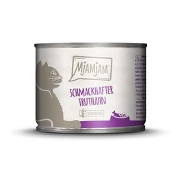 MjAMjAM schmackhafter Truthahn an leckeren M&ouml;hrchen Katzen-Nassfutter getreidefrei 24x200g