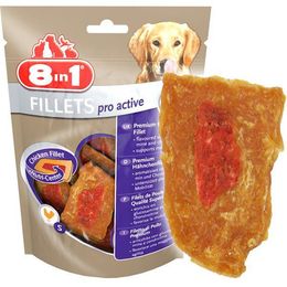 8IN1 Fillets pro active Hundesnacks ohne Zucker Size S