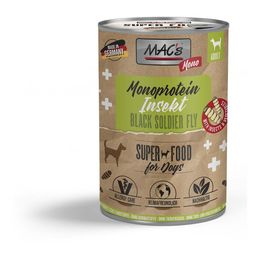 MAC's Dog Mono Insekten Hunde-Nassfutter getreidefrei 6x375g