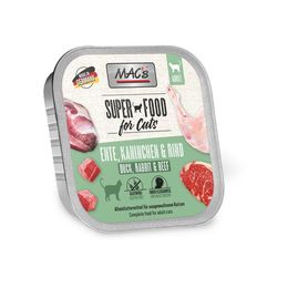 MAC's Cat Ente, Kaninchen und Rind Katzen-Nassfutter getreidefrei 16x100g