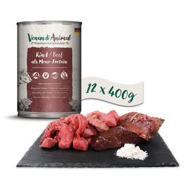 Venandi Animal - Rind als Monoprotein 12x400g