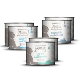 MjAMjAM leckere Mahlzeiten Mixpaket II Katzen-Nassfutter getreidefrei 6x200g