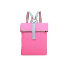 Sportrucksack Fritzi aus Preussen "Izzy03", Damen, Gr. B/H/T: 18cm, pink (pink, rosa), Baumwolle, Kunstfaser, Rucks&auml;cke, mit stufenlosvertellbaren Tr&auml;gern