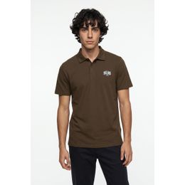 Jack & Jones JACK & JONES Herren Poloshirt "JJAERO POLO SS"cocoa, Gr. S, unifarben, Jersey, Obermaterial: 100% Baumwolle, Shirts, Baumwolle, regular fit