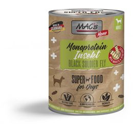 MAC's Dog Mono Insekten Hunde-Nassfutter getreidefrei 6x750g