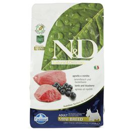 NundD Hundefutter LammundHeidelbeeren Mini Adult getreidefrei 800g