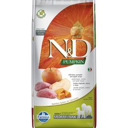 Farmina N&D Pumpkin Dog Wildschwein Adult Medium Maxi Hunde-Trockenfutter Wild 12kg