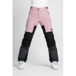Skihose Icepeak "Icepeak CRETE", Damen, Gr. 46, N-Gr, rosa (pink), Web, Obermaterial: 100% Polyester. Futter: 100% Polyester. Wattierung: 100% Polyester, Hosen Skihose, f&uuml;r Alpinski, Snowboard und Skilanglauf, mit Rei&szlig;verschluss