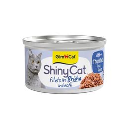 Gimcat ShinyCat Filet Thunfisch Katzen-Nassfutter hoher Fleischanteil 6x70g