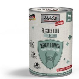 MAC's Vetcare Weight Control Huhn Hunde-Nassfutter kalorienarm 6x400g