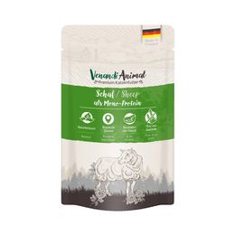 Venandi Animal Schaf als Monoprotein Katzen-Nassfutter hoher Fleischanteil 12x125g