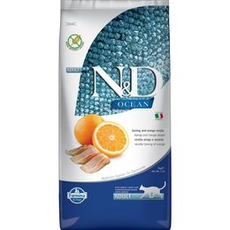 Farmina N & D Ocean Hering & Orange Katzen-Trockenfutter getreidefrei 5kg