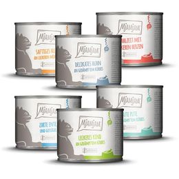 MjAMjAM leckere Mahlzeiten Mixpaket III Katzen-Nassfutter getreidefrei 6x200g