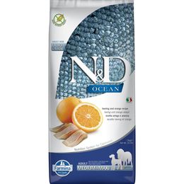 Farmina N&D Ocean Dog Hering Adult Medium & Maxi Hunde-Trockenfutter getreidefrei 2x12kg