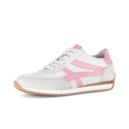 Sneaker Gabor "Sneaker low", Damen, Gr. 37,5, rosa, Schuhe Sneaker