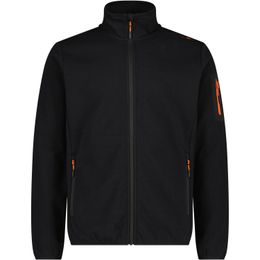 CMP Strickfleece Herren - Gr&ouml;&szlig;e 48 - schwarz