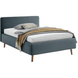 Meise M&ouml;bel Polsterbett MEISE.M&Ouml;BEL, B:141cm H:105cm L:218cmeisblau, Betten, "Mattis", Topseller, wahlweise mit Bettkasten