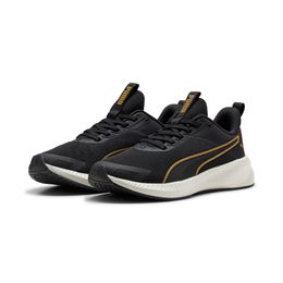 Puma Damen Laufschuh "FLYER LITE 4", Gr. 40Puma schwarz, matte gold, vapor gray, Textil, Schuhe