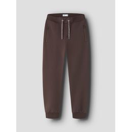 name it Jungen Trainingshose "NKMHONK BRU SWE PANT NOOS"french roast, Gr. 92, unifarben, Web, Obermaterial: 95% Baumwolle, 5% Elasthan, Hosen
