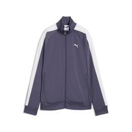 Puma Damen Trainingsjacke "T7 FOUNDATION POLY TRACK JACKET"inky depths, Gr. M, unifarben, Trikot, Obermaterial: 100% Polyester, Jacken, mit