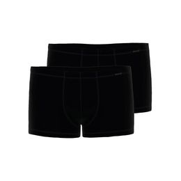 Retro Pants Ammann "2er Pack Retro Short Day Modern", Herren, Gr. L, schwarz, Obermaterial: 93% Modal CMD. 7% Elasthan EL., Unterhosen