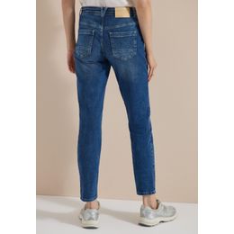 Cecil Damen Comfort-fit-Jeansmid blau used wash, Gr. 31, unifarben, Jeans, 83% Baumwolle, 15% Polyester, 2% Elasthan, Jeans, 4-Pocket Style