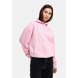 Hoodie DAILY COTTON "Daily Cotton Kapuzenpullover OVERSIZE HOODIE BOXY-FIT", M&auml;dchen, Gr. L, rosa (bubble gum washed), Obermaterial: 100% Baumwolle CO., Sweatshirts Hoodie