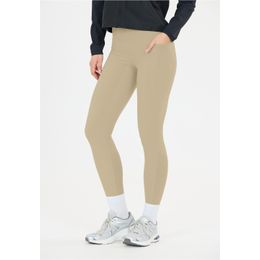 ENDURANCE ATHLECIA Trainingstights ATHLECIA "Aliya V2", Damen, Gr. 34, EURO-Gr&ouml;&szlig;en, braun, 75% Polyamid, 25% Elasthan, unifarben, Hosen, Quick Dry