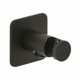 Herzbach Deep Black Brauseanschlussbogen 36.685700.1.12 schwarz matt
