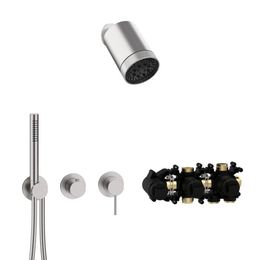 Herzbach MODUL7 Armatur-Set H-SP3 70.702722.1.09 SPOT Multi Edelstahl