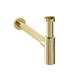 Herzbach Living Design-Geruchsverschluss 30.485800.1.03 1 1/4", mit Reinigungs&ouml;ffnung, PVD-gold