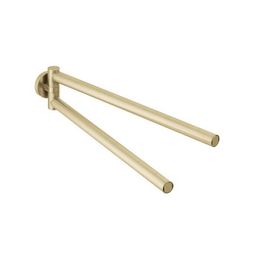 Herzbach Design iX PVD Handtuchhalter 21.818500.1.41 Brass Steel, 2 bewegliche Arme