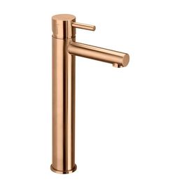 Herzbach Design iX PVD Waschtischarmatur 21.133200.2.39 L-Size, erh&ouml;hter Schaft, ohne Ablaufgarnitur, Copper Steel