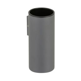 Herzbach Deep Grey Zahnb&uuml;rstenhalter 23.812000.1.06 Wandmontage, Befestigung verdeckt, grau matt
